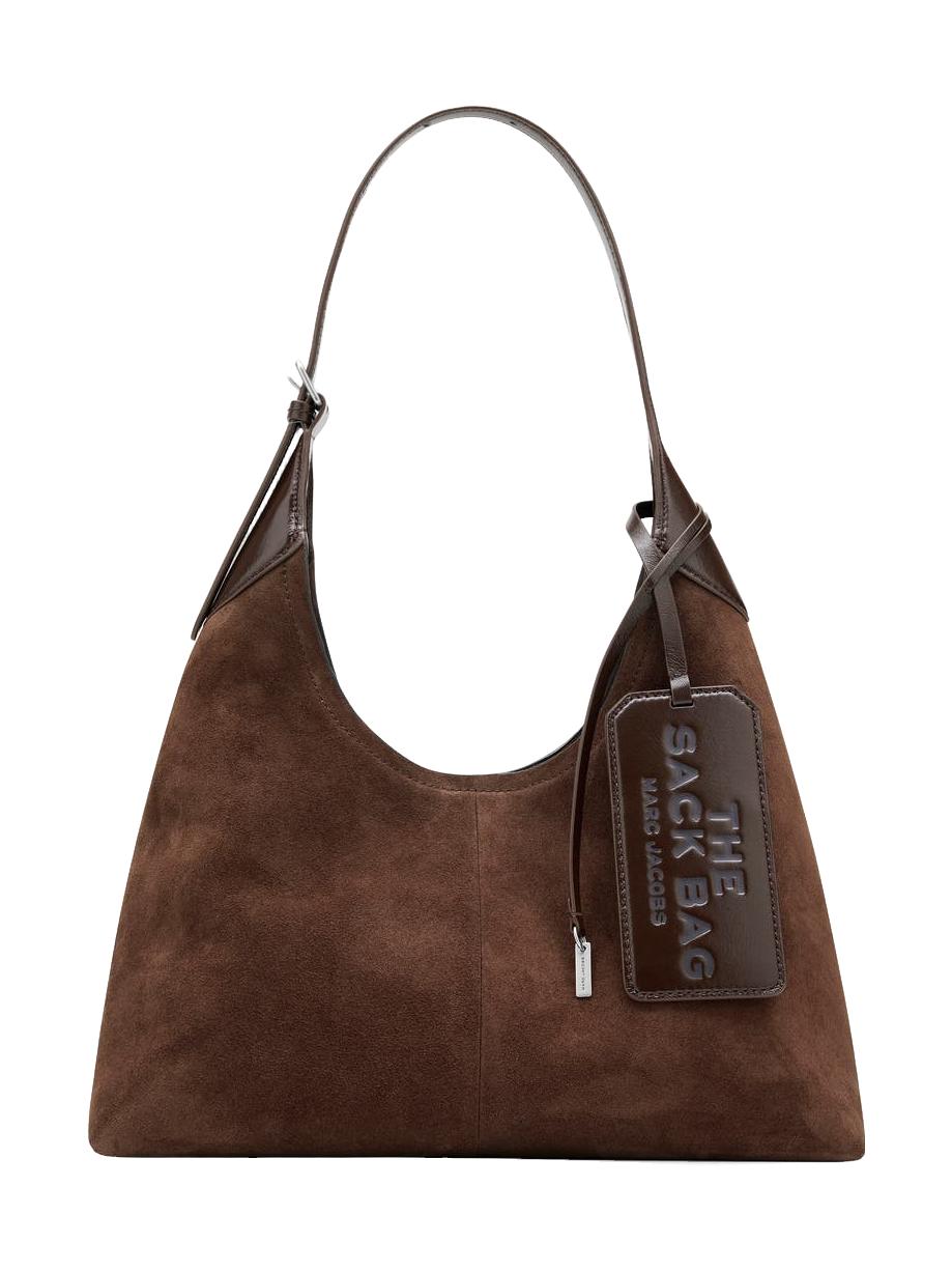 MARC JACOBS Marc Jacobs The Belted Sack Suede Shoulder Bag